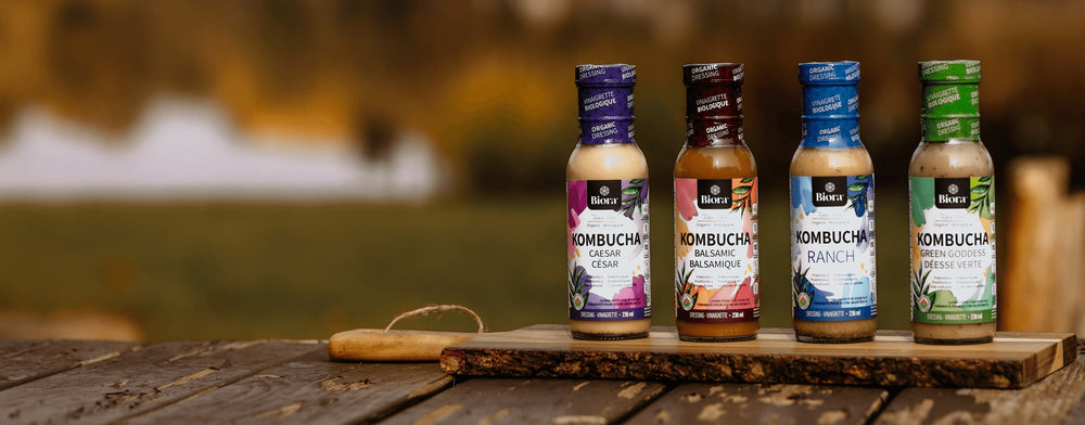 Raw Fermented Organic Kombucha Salad Dressings | Collection | Biora